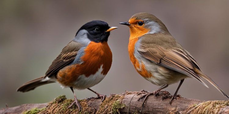 Quelle est la différence entre un rouge-gorge mâle et femelle